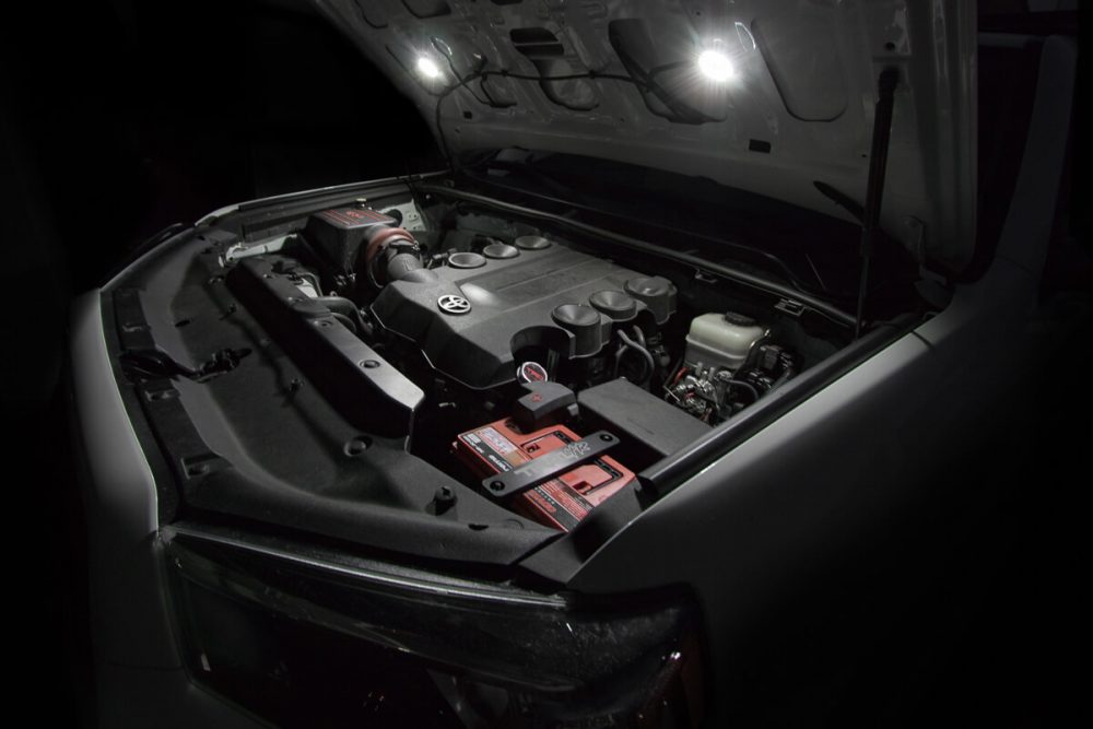 KC HiLites Cyclone Under Hood LED Lights Install on 5th Gen 4Runner